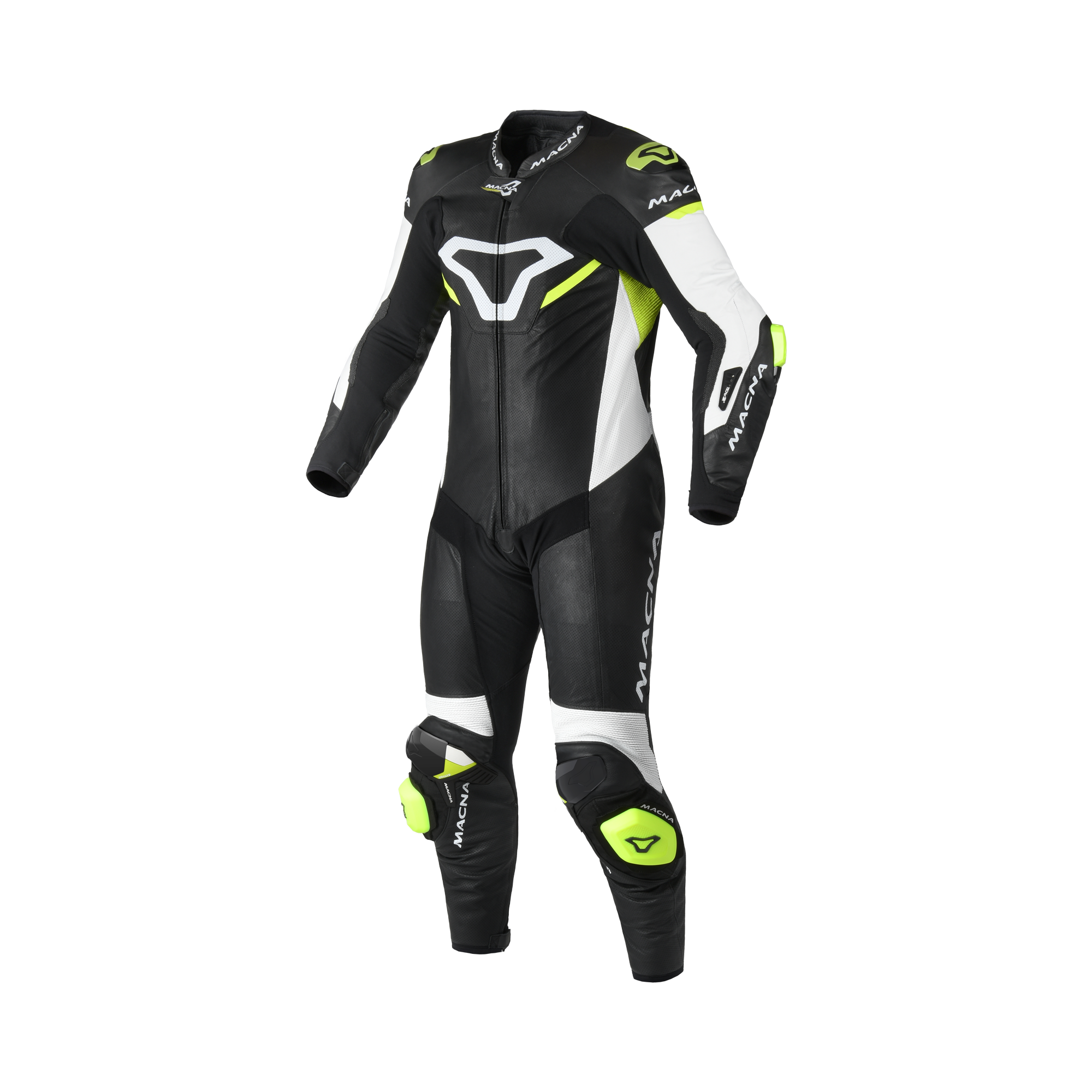 Motorcycle leather suit Macna, Mizuro racing custom suits kangaroo ...